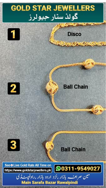 See Real Gold Chain Designs Online By Gold Star Jewellers